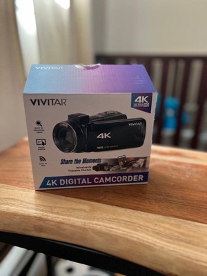 Vivitar 4k Wi-fi Video Hd Camcorder With 18x Digital Zoom And 3” Ips ...