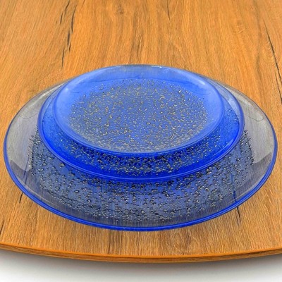 Slickblue 12pc Dinner Plate Set Indigo/bronze : Target