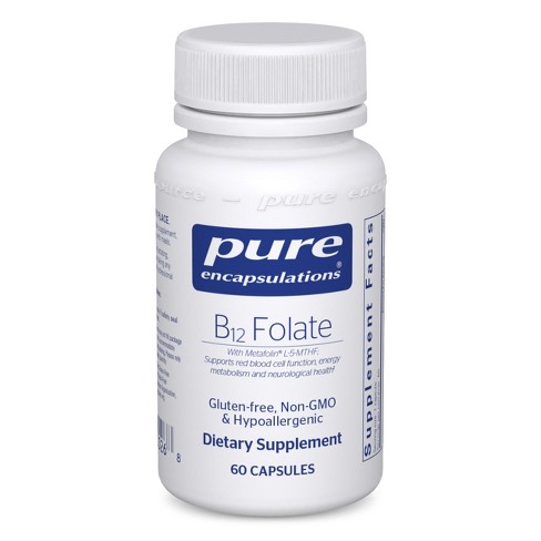 Pure Encapsulations B12 Folate - Energy Supplement To Support Well ...