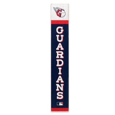 Mlb Cleveland Guardians Baseball Wood Sign Panel : Target