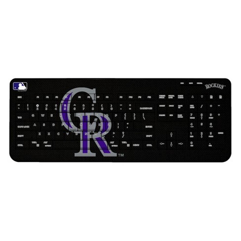Keyscaper Colorado Rockies Solid Wireless Usb Keyboard : Target