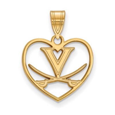 Black Bow Jewelry 14k Yellow Gold Plated Sterling Silver Virginia ...