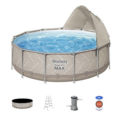 Bestway Steel Pro 13 Feet X 42 Inches Round Above Ground 2,941 Gallon ...