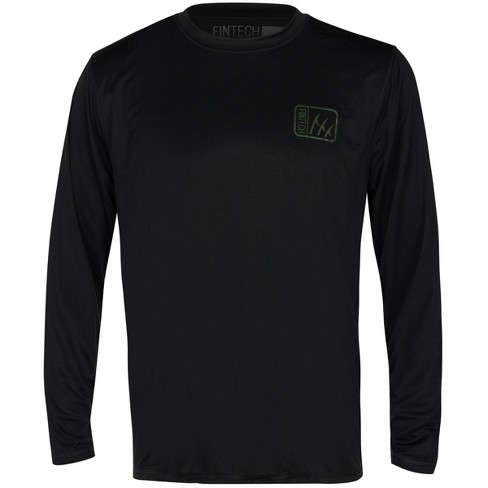 Fintech Wdlnd Box Logo Sun Defender Uv Long Sleeve T-shirt - Jet Set ...