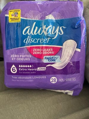 Always Discreet Incontinence And Postpartum Incontinence Pads For Women ...