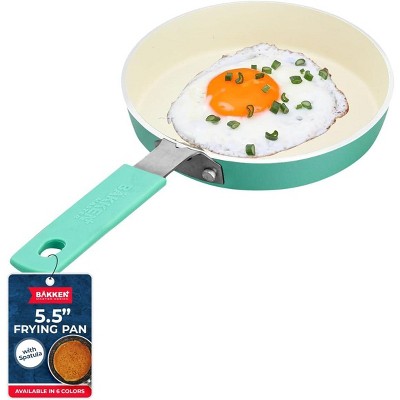 Granitestone Blue 5.5'' Nonstick Egg Pan With Rubber Grip Handle : Target