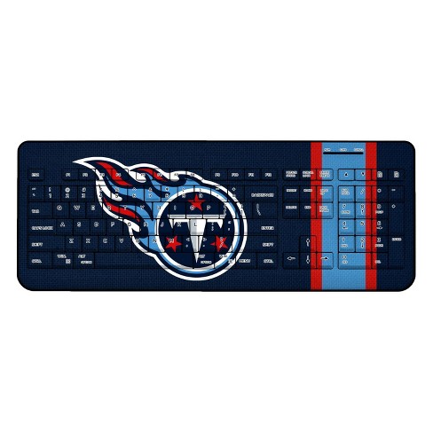 Keyscaper Nfl Stripe Wireless Usb Keyboard - Tennessee Titans : Target
