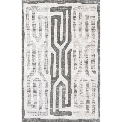 Nuloom Inga Abstract 7x9 Indoor Area Rug For Living Room Bedroom Dining ...
