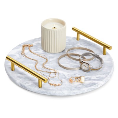 Rectangle Marble Tray White - Threshold™ : Target