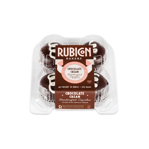 Rubicon Chocolate Cream Filled Cupcake - 10oz/4ct : Target