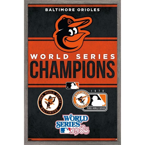 Trends International Mlb Baltimore Orioles - Champions 23 Framed Wall ...