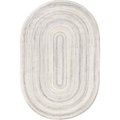 Nuloom Carolyn Abstract Oval 5x8 Shag Indoor Area Rug For Living Room ...