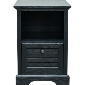 Xiyuyeu Wooden File Cabinet With 1 Drawer And Open Shelf Stylish Wooden ...