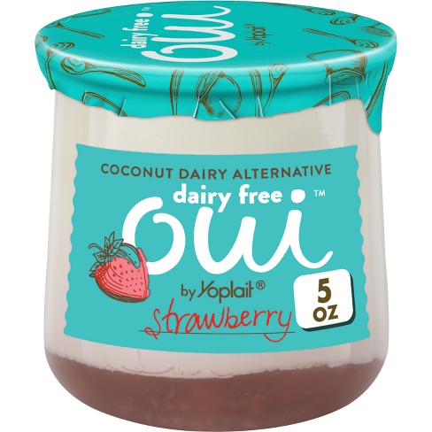 Oui By Yoplait Dairy-free Strawberry - 5oz : Target