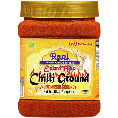 Extra Hot Chilli Powder (hot Mirchi Ground) - 16oz (1lb) 454g - Rani ...