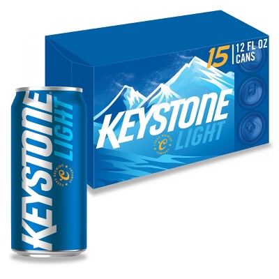 Keystone Light Beer - 15pk/12 Fl Oz Cans : Target