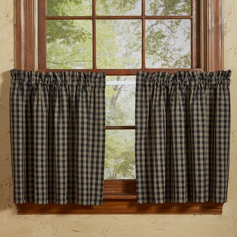 Park Designs Navy Sturbridge Window Tiers : Target