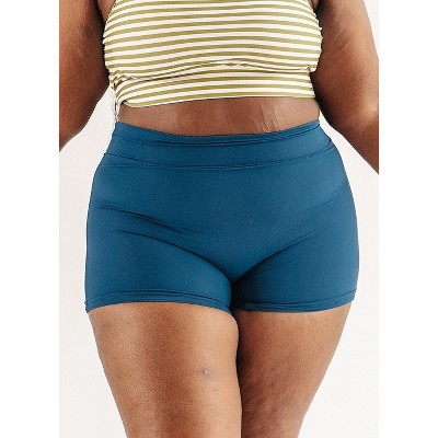 Lime Ricki Women's Indigo High-waist Boy Short Xs : Target