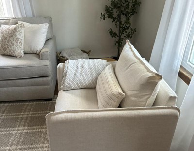 Berea Slouchy Lounge Chair With French Seams Ditsy Floral - Threshold ...