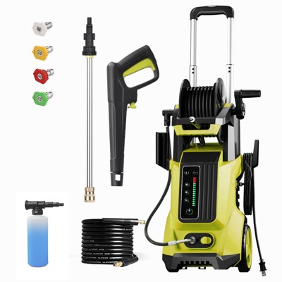 Costway 2030psi Electric Pressure Washer Cleaner 1.7 Gpm 1800w With ...