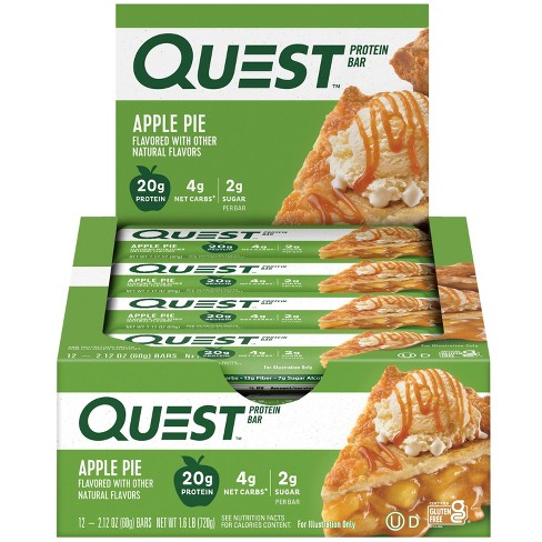 Quest Nutrition Protein Bar - Apple Pie - 12ct : Target