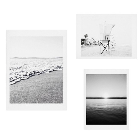 Set Of 3 Bree Madden Sea Break Gallery Decorative Wall Arts - Deny ...