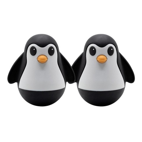 Jellystone Designs Silicone Penguin Wobble With Chimes - Set Of 2 : Target