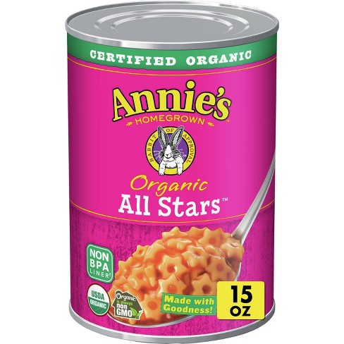 Annie's Organic Original All Stars Pasta In Tomato & Cheese Sauce 15oz ...