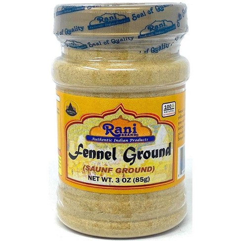 Fennel Ground (saunf) Powder Spice - 3oz (85g) - Rani Brand Authentic ...