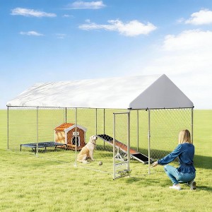 Outdoor Dog Kennel with Dimensions 19.7ft x 7.5ft x 7.5ft : Target