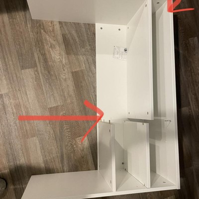 Student Writing Desk With Storage White - Room Essentials™ : Target