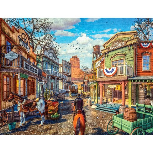Springbok Old Western Town Jigsaw Puzzle - 500pc : Target