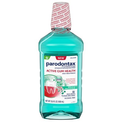 Parodontax Active Gum Health Mint Rinse Mouthwash - 16.9 Fl Oz/3ct : Target