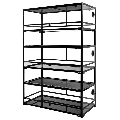 Reptizoo 3 Layer 35 Gallon Reptile Terrarium With Stacker : Target