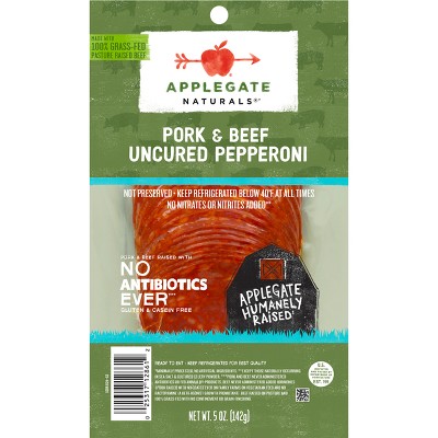 Applegate Natural Uncured Pork & Beef Pepperoni - 5oz : Target