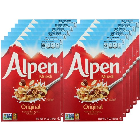 Alpen Original Muesli Cereal - Case Of 12/14 Oz : Target