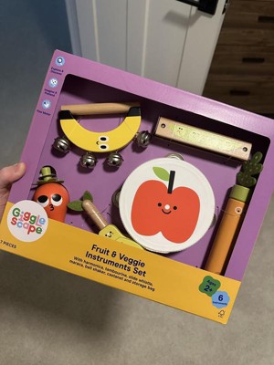 Fruit & Veggie Instruments Set - 6pc - Gigglescape™: Music Toys ...