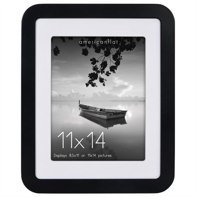 Americanflat Curved Corner Photo Frame With Mat & Shatter-resistant ...