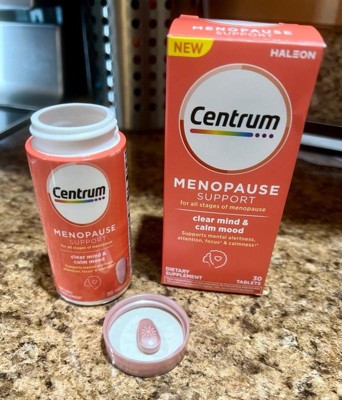 Centrum Menopause Support Clear Mind And Mood Vitamin Tablets - 30ct : Target