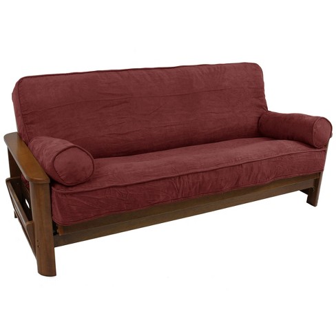 Blazing Needles Solid Microsuede Double Corded 8 To 9-inch Full Futon ...