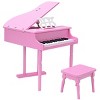 30 Key Childs Toy Grand Baby Piano W/ Kids Bench Wood Pink : Target