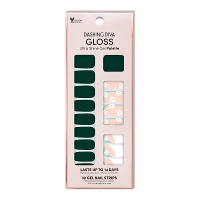 Dashing Diva Gloss Gel Strip - Wildflower - 32ct : Target