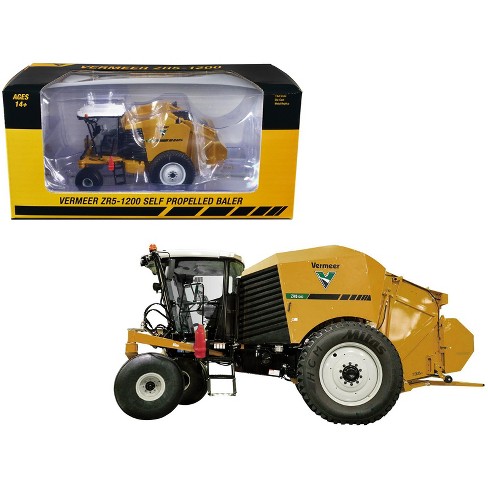 Vermeer Zr5-1200 Self Propelled Baler Yellow With Bale 1/64 Diecast ...