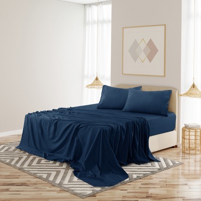Twin Sheet Set 3 Piece Solid Sheets Set With Matching Pillow Cover ...