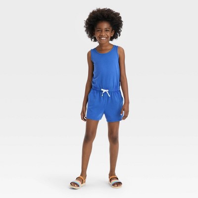 Disney Lion King Simba Big Girls French Terry Sleeveless Romper White ...