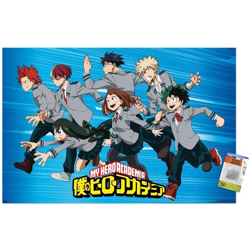 Trends International My Hero Academia - Group Unframed Wall Poster ...