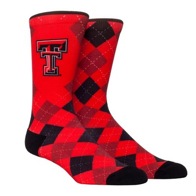 Ncaa Texas Tech - Hyperoptic Argyle Rock 'em Socks : Target