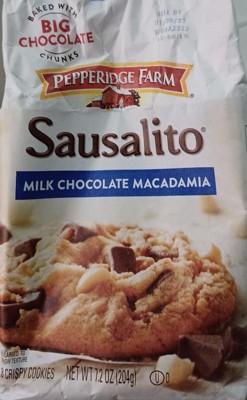 Pepperidge Farm Sausalito Crispy Milk Chocolate Macadamia Cookies - 7 ...