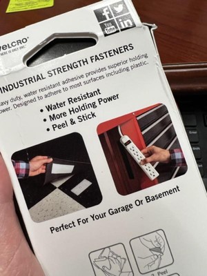 Velcro 4'x2" Industrial Strength Roll Black : Target