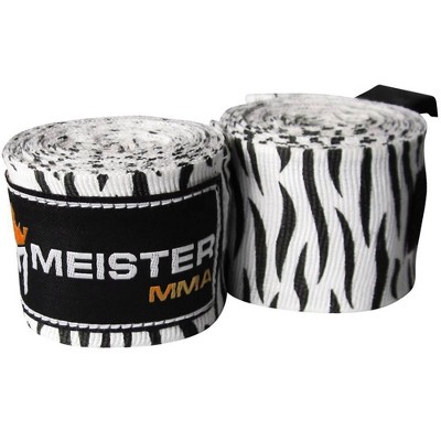 Meister 180" Mma Hand Wraps Pair - Zebra Stripes : Target
